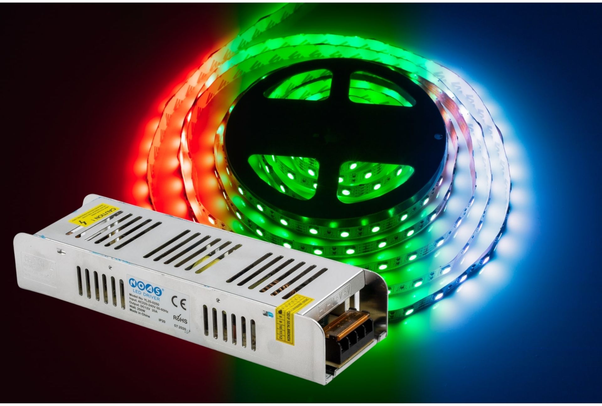 Noas 12 Volt 20 Amper Slim Şerit Led Trafosu YL20-0250